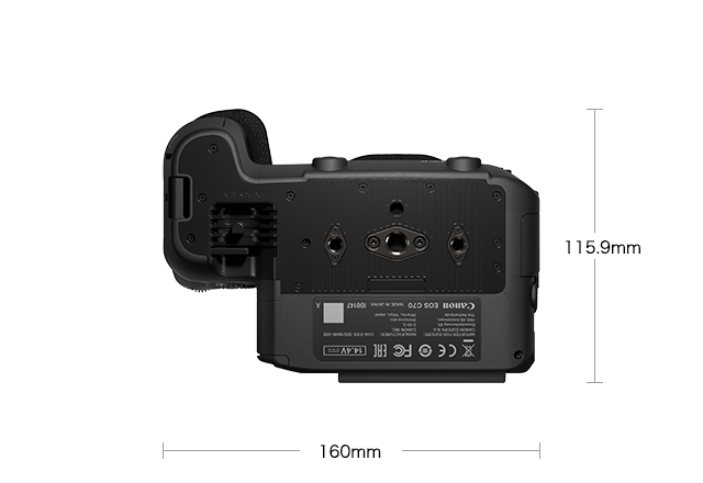 外観 EOS C70:映画製作機器 CINEMA EOS SYSTEM|法人|キヤノン 外観 EOS C70:映画製作機器 CINEMA EOS SYSTEM|法人|キヤノン