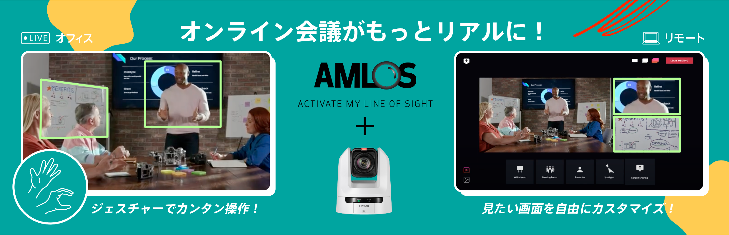 AMLOS：リモートカメラシステム｜法人｜キヤノンMJグループ